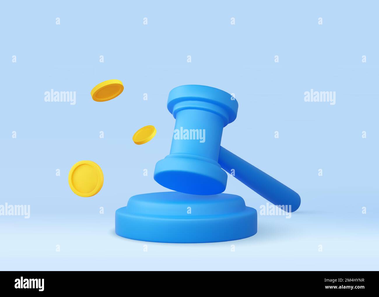 3d judge gavel Stock Vector Image & Art - Alamy
