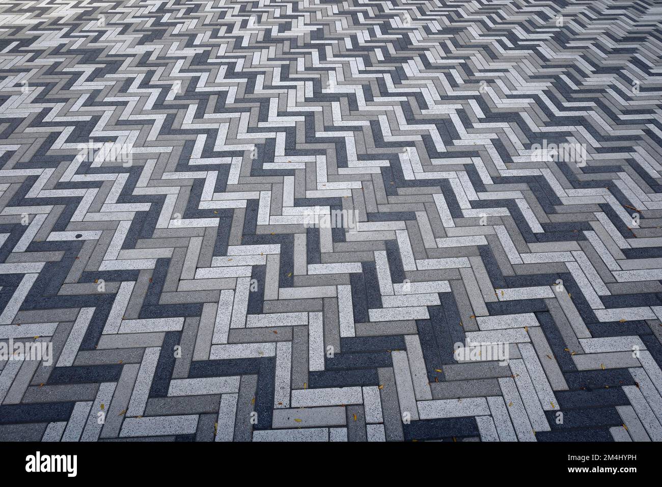 Creative structure with paving stones on sidewalk, Montreal, Province ...