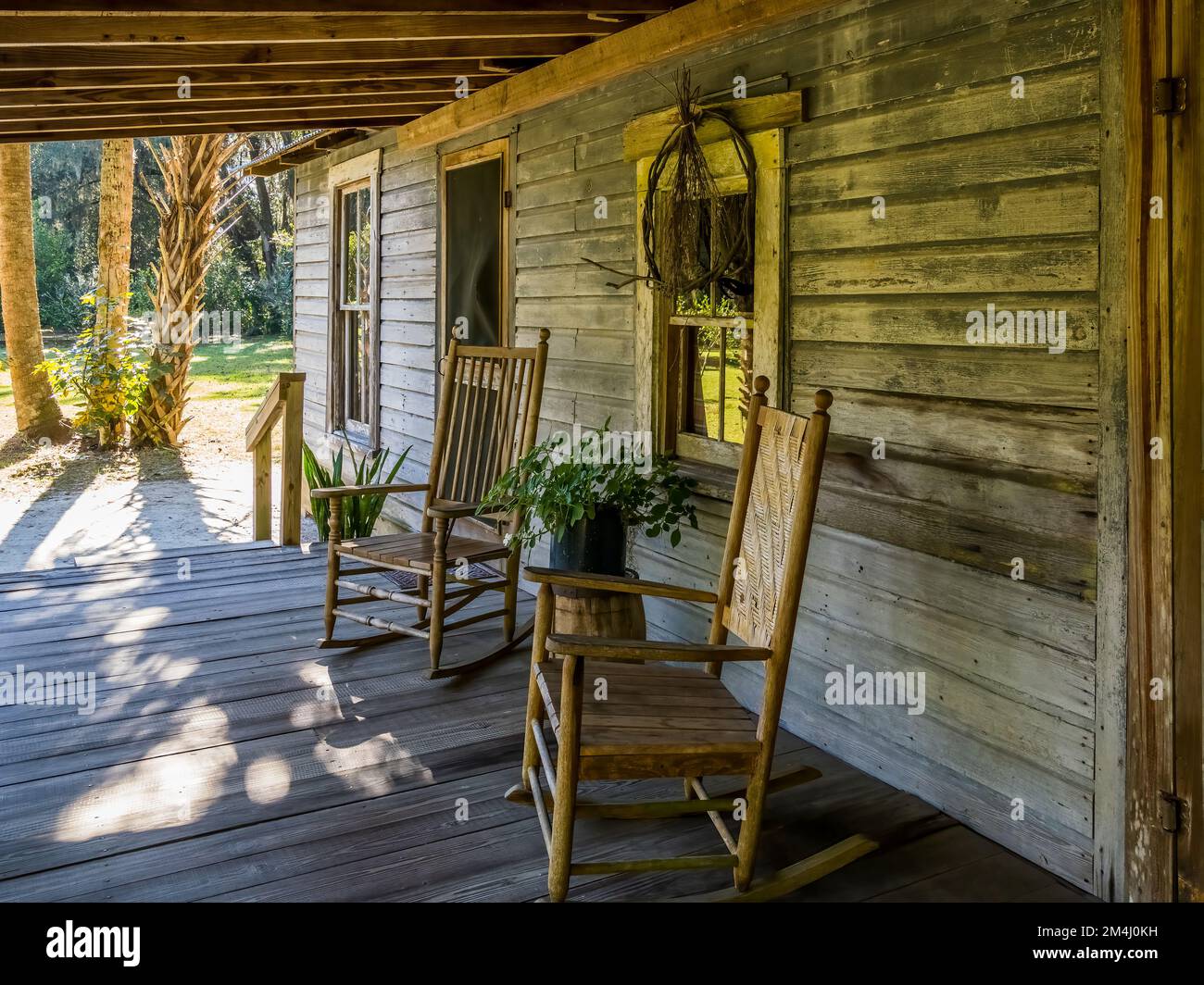 Porch of the Tenant House at Marjorie Kinnan Rawlings Historic State ...