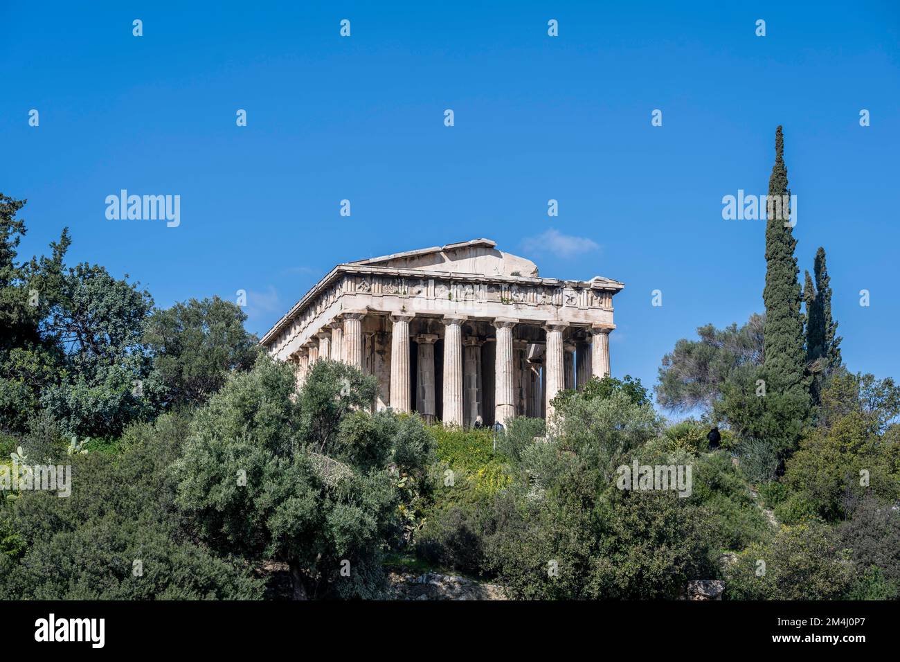 Temple of Hephaestus, Greek Agora of Athens, ancient excavation site ...