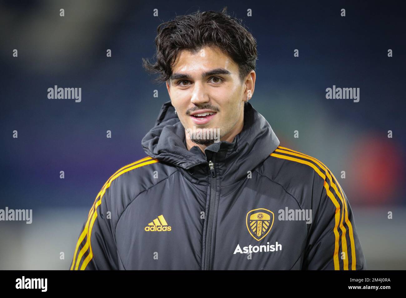 Pascal Struijk #21 of Leeds United arrives at Elland Road Stadium ahead ...
