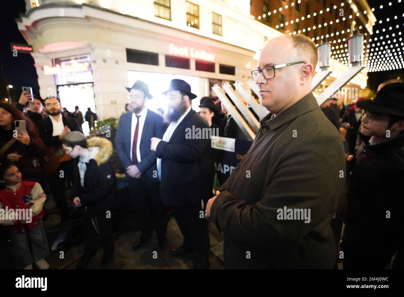 Members of the Jewish community eader of Westminster Council, Adam Hug ...
