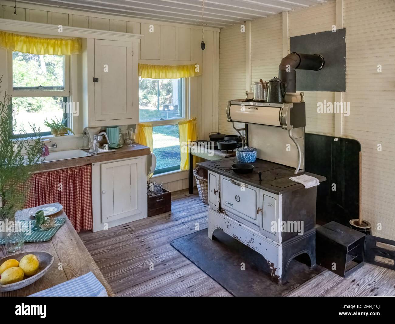 Interior of house at Marjorie Kinnan Rawlings Historic State Park an ...