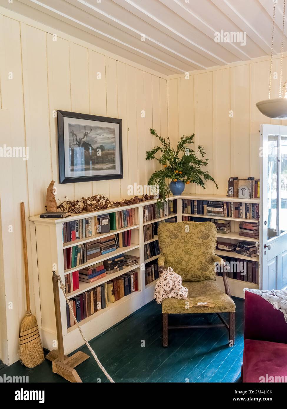 Interior of house at Marjorie Kinnan Rawlings Historic State Park an ...