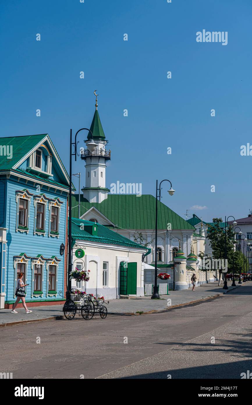 Old Tartastan quarter, Unesco site, Kazan, Republic of Tartastan ...