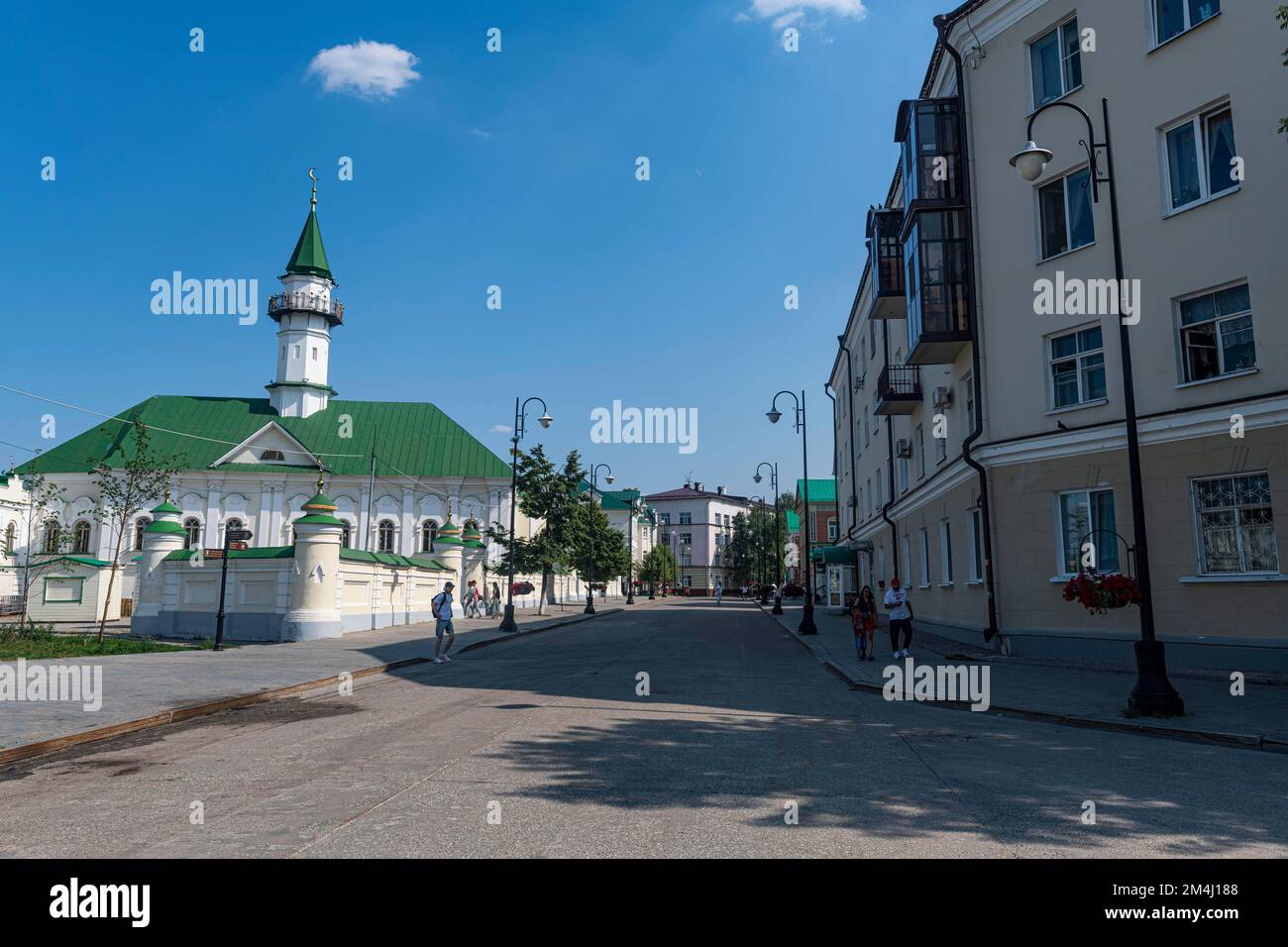 Old Tartastan quarter, Unesco site, Kazan, Republic of Tartastan ...