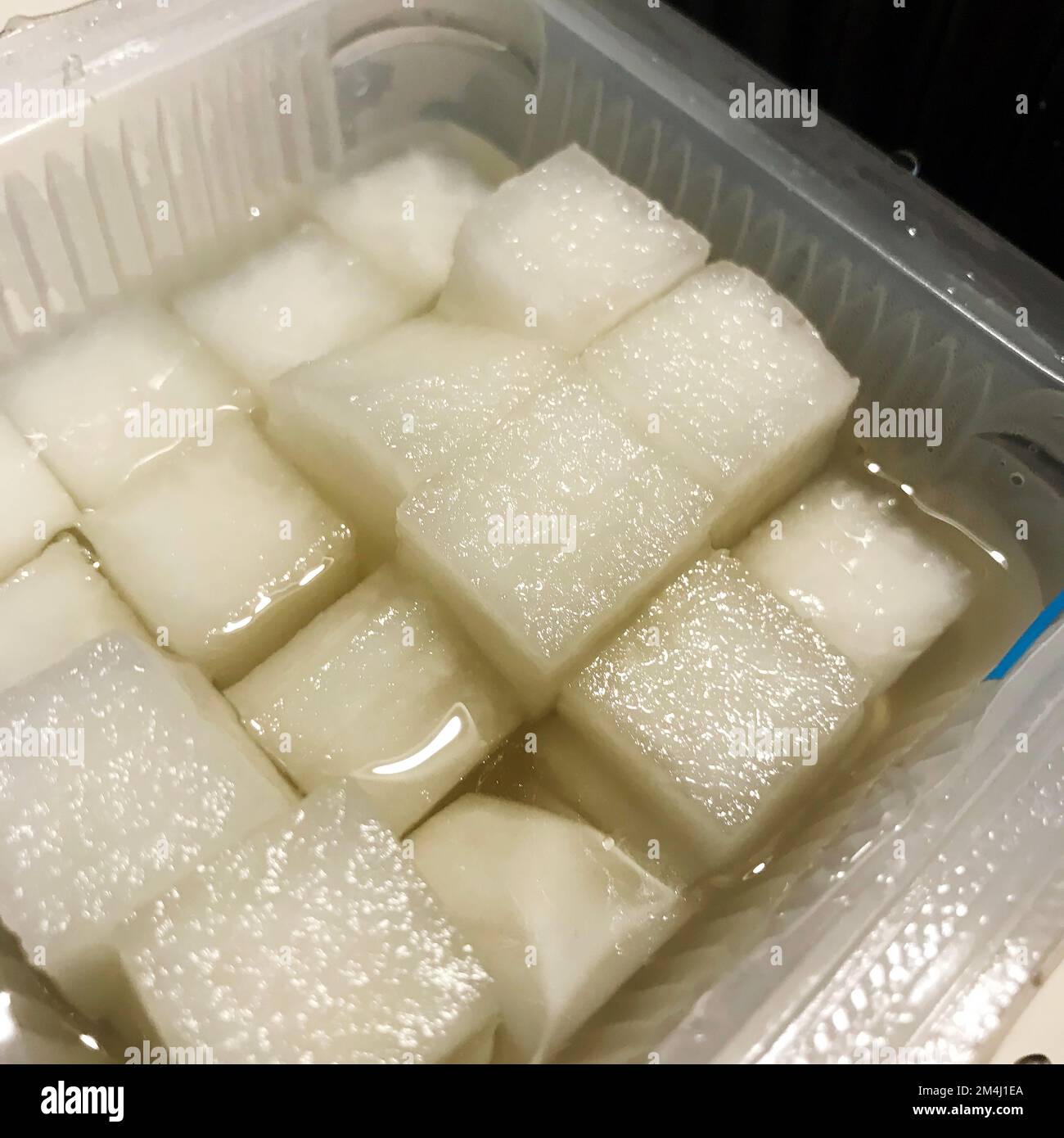 Korean pickled radishes in South Korea Stock Photo - Alamy