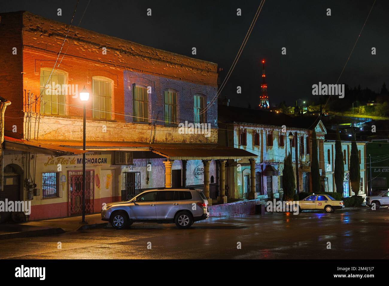 American architecture of the old west in Cananea Mexico. (Photo by ...