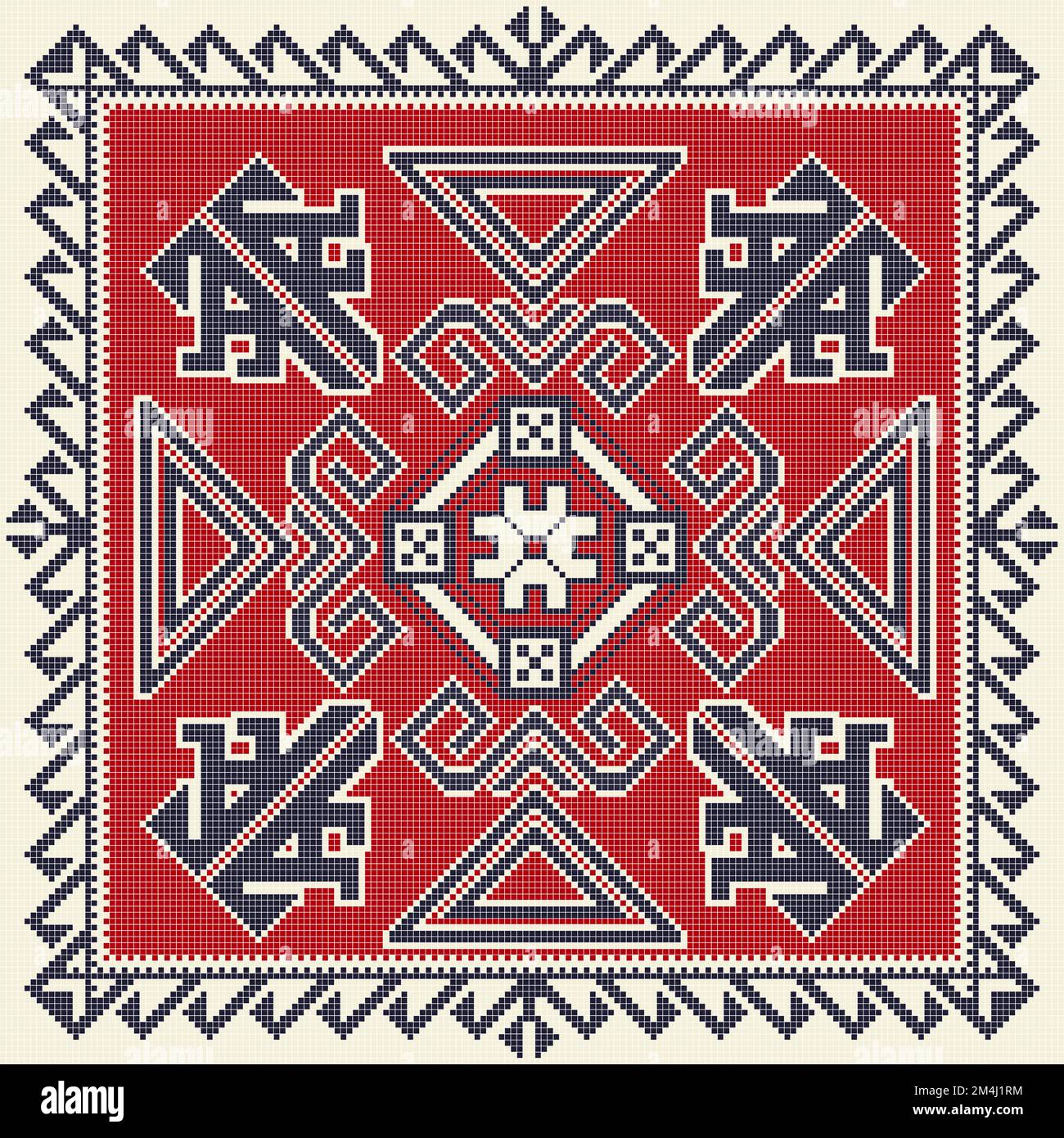 Traditional Kilim vector seamless pattern Stock Vector Image & Art - Alamy