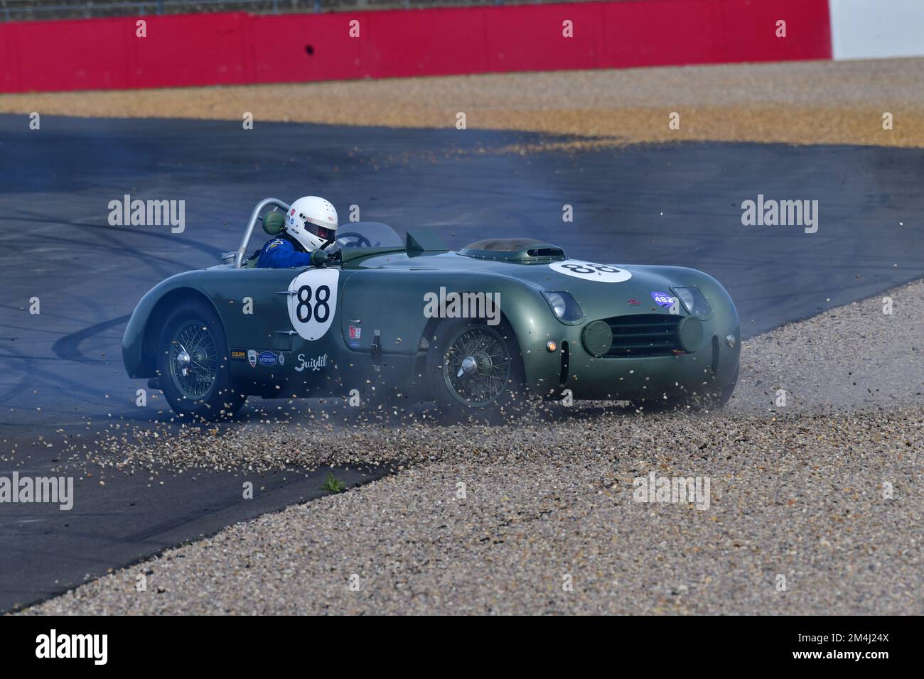 Too wide at Copse, Simon Evans, Gareth Evans, Allard J2X Le Mans, MRL ...