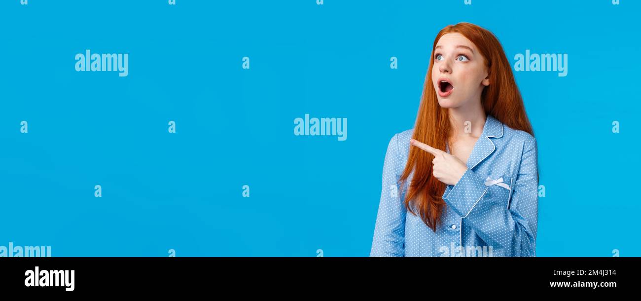 Omg check it out. Startled and emotional impressed redhead female drop ...