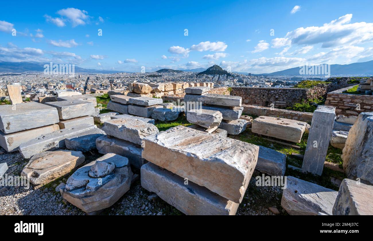 Ruins, Acropolis, Athens, Greece Stock Photo - Alamy