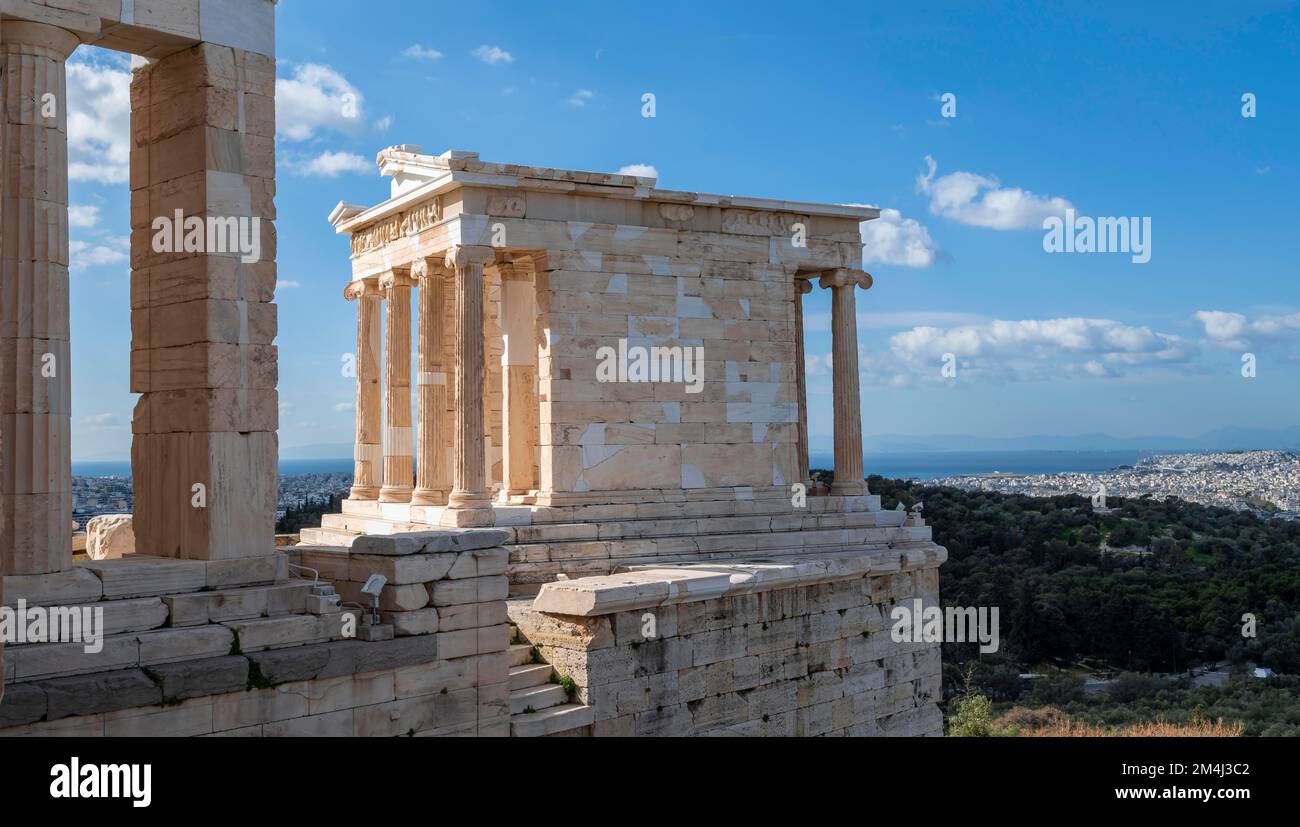 Temple of Athena Nike, Acropolis, Athens, Greece Stock Photo - Alamy