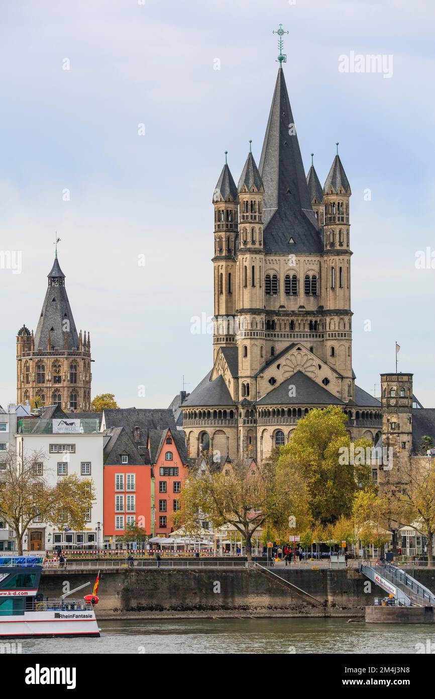 Great st martin and tower of the historic city hall hi-res stock ...