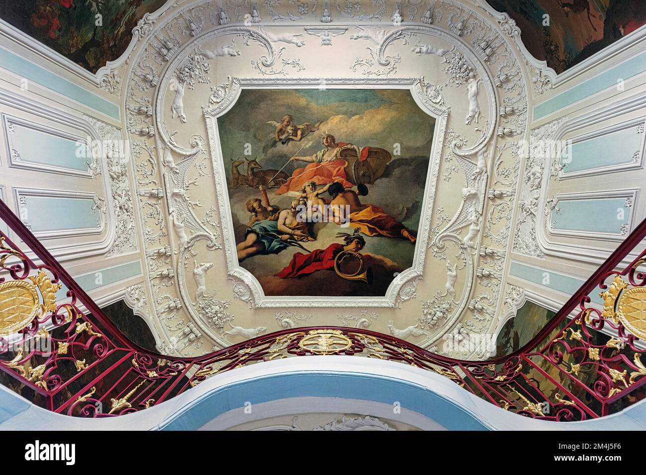 Hunting lodge painting hi-res stock photography and images - Alamy