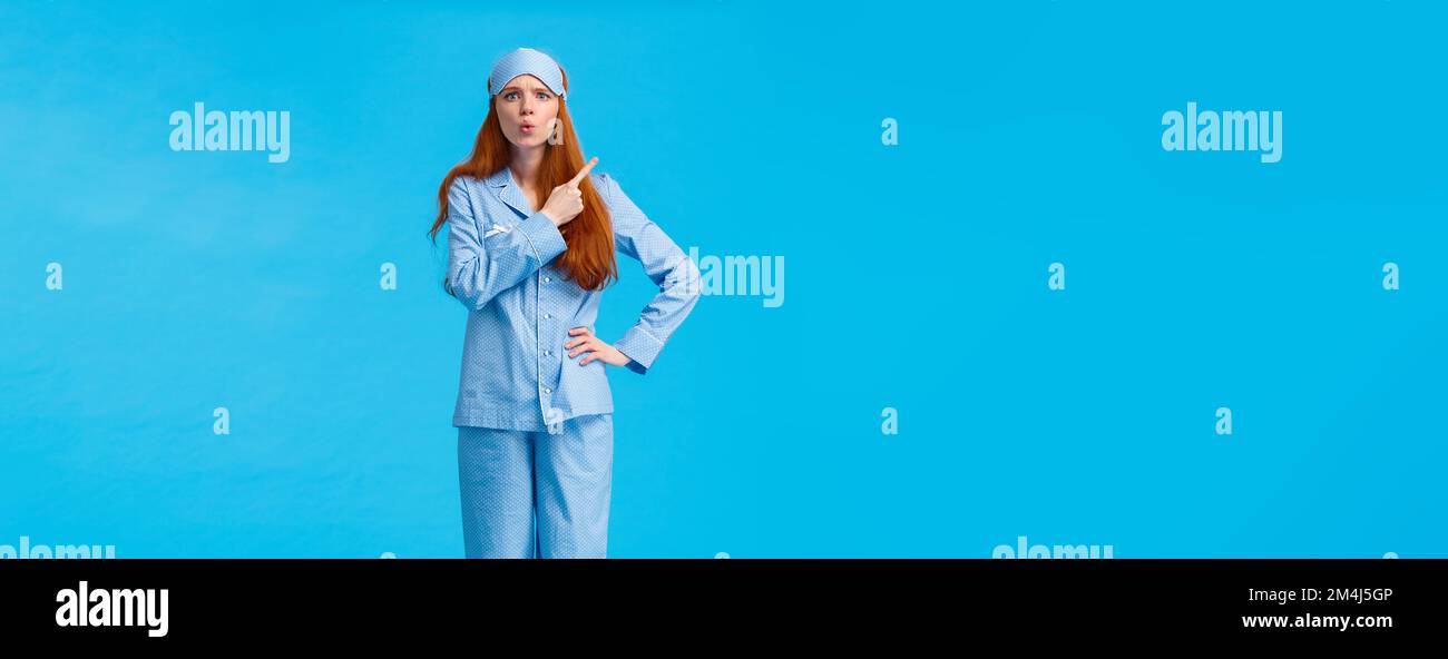 Disappointed and mad bossy redhead teenage girl scolding roommate ...