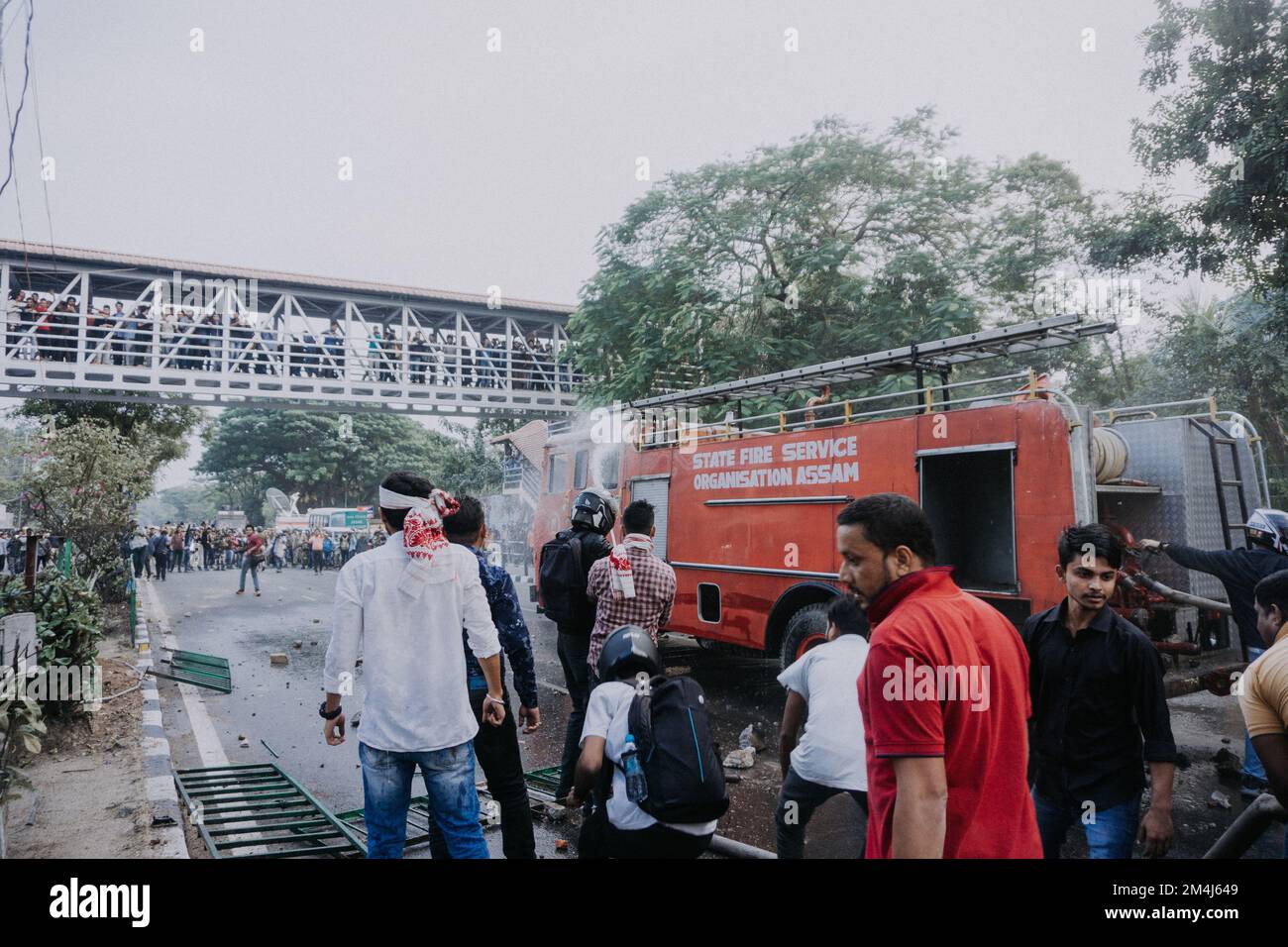 Protest in assam hi-res stock photography and images - Alamy