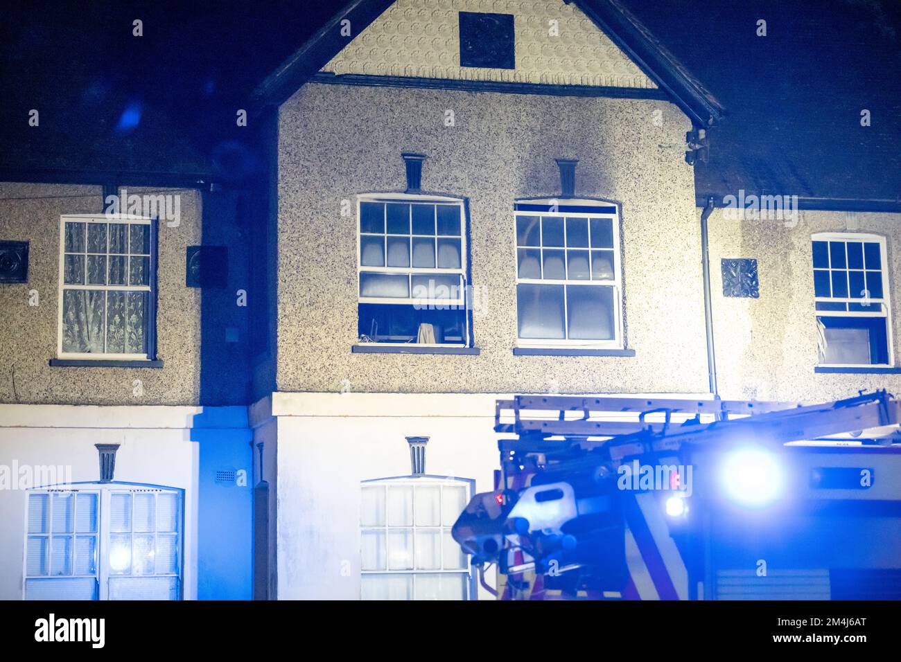 Brentwood, UK. 21st Dec, 2022. Brentwood Essex 21st Dec 2022 House fire ...