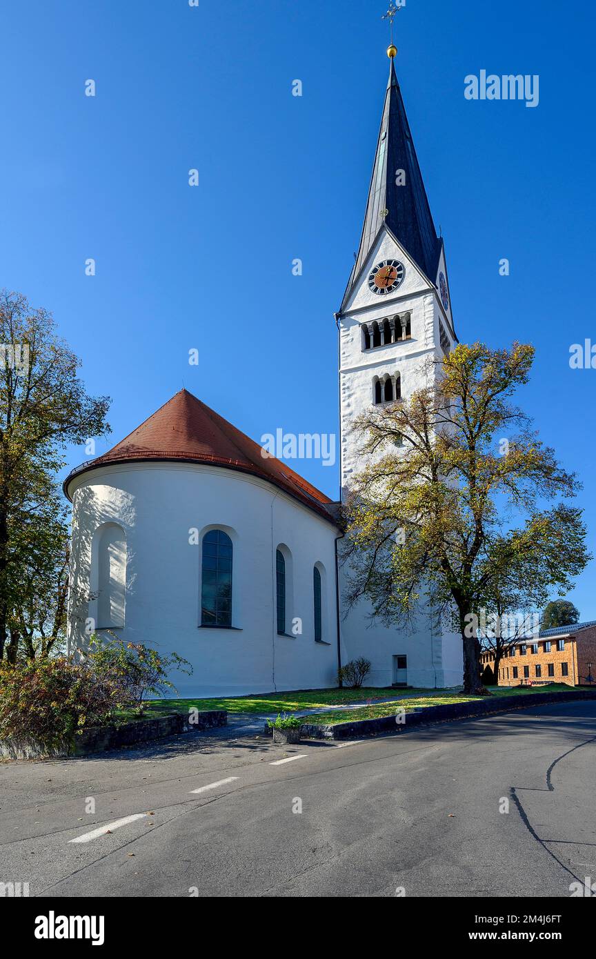 Church of St. Martin and Alexander, Waltenhofen, Allgaeu, Bavaria ...