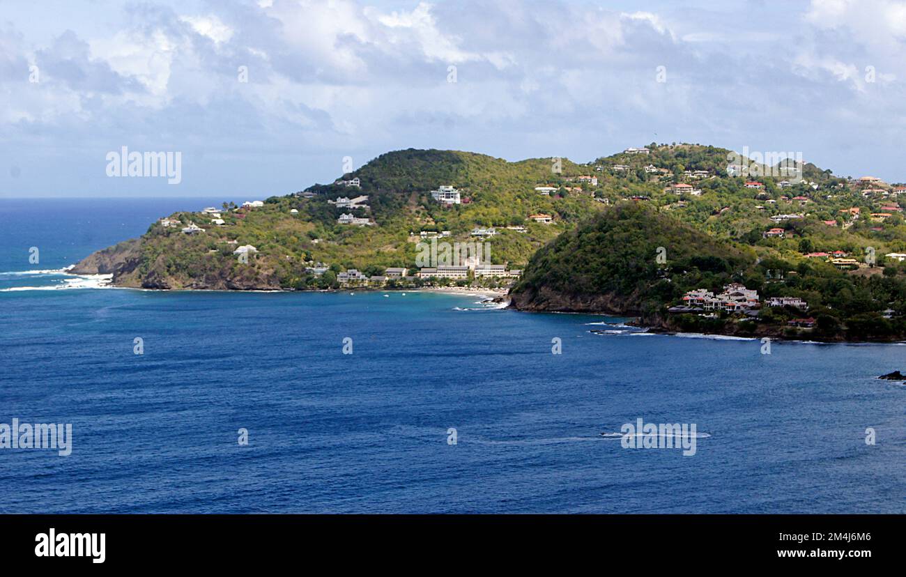 Rotney Bay, Pigeon, Saint Lucia, France Stock Photo - Alamy