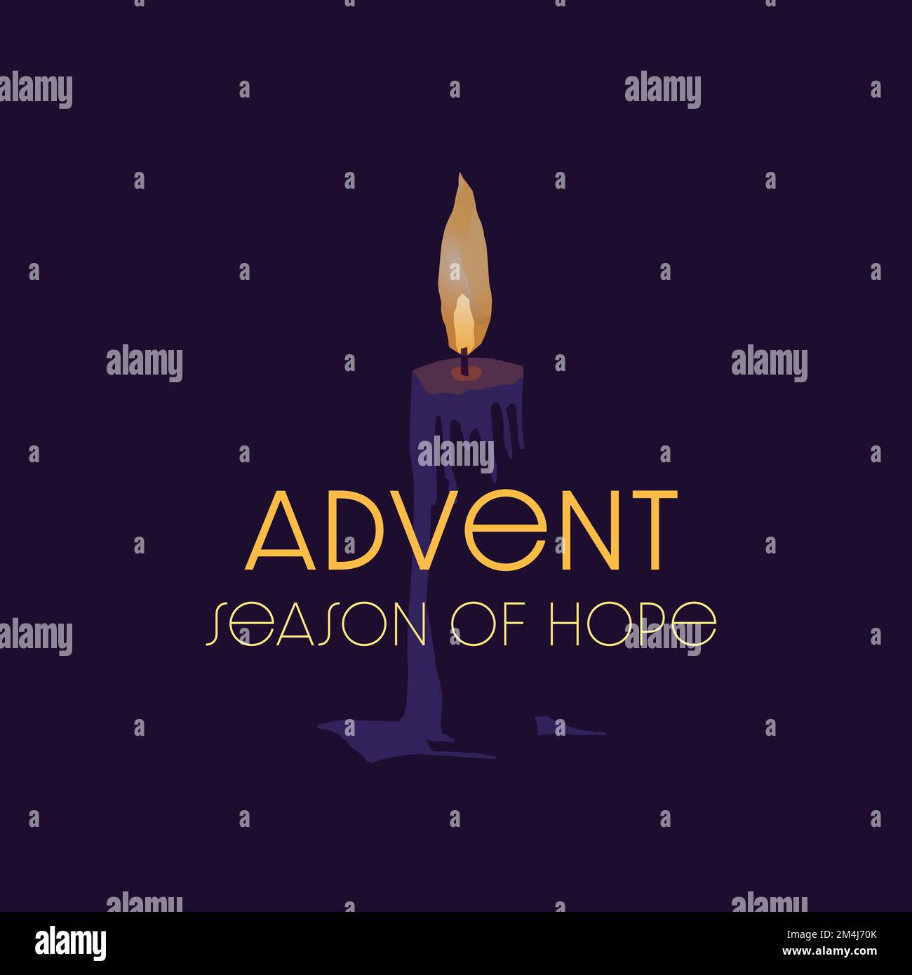 Advent candle catholic Stock Vector Images - Alamy