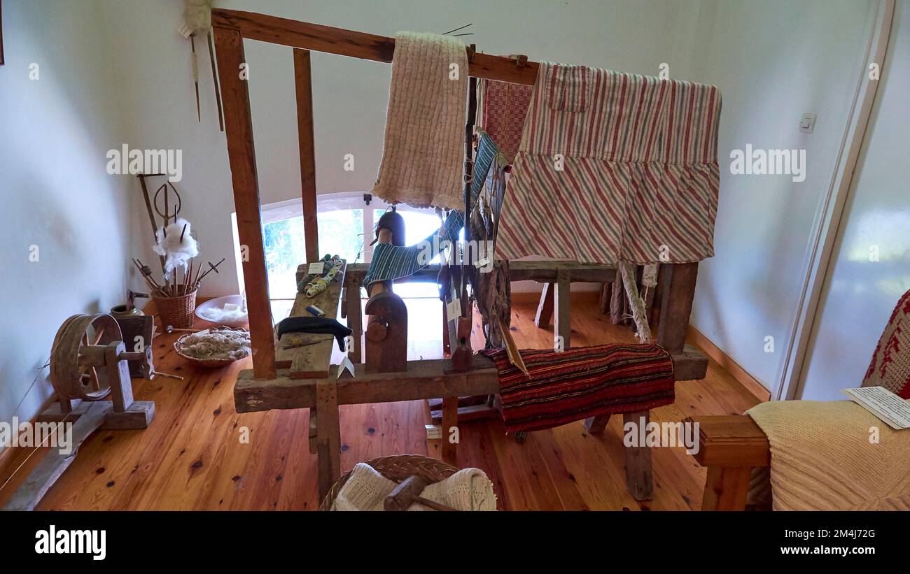 Folklore Museum, Archaeological Museum, old wooden loom, main town of ...