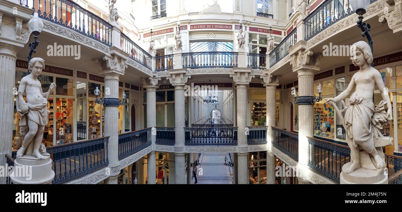 Sculptures in the Passage Pommeraye Historic Site, Nantes, Loire ...