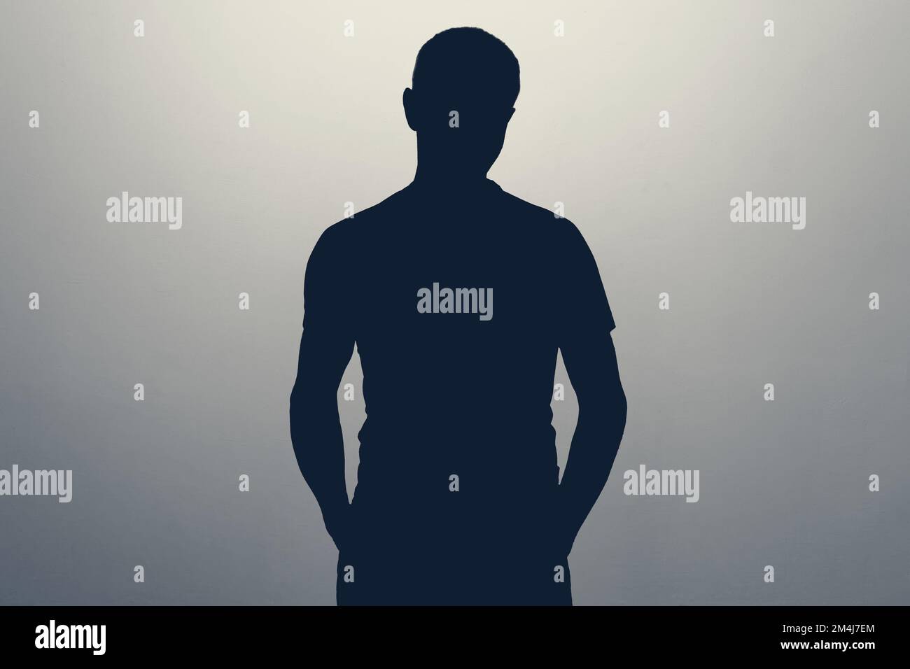 Portrait man no face avatar hi-res stock photography and images - Alamy
