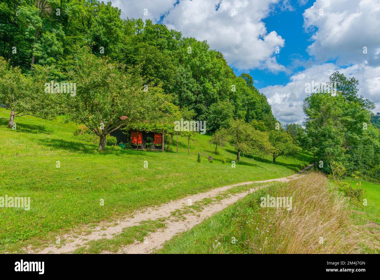 Hinteres Maisental landscape conservation area, Wasserfallstieg premium ...