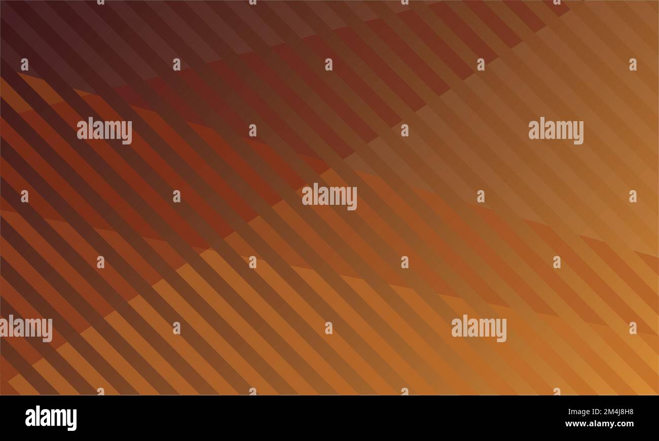 Geometric, gradient diagonal striped background in burnt orange and ...