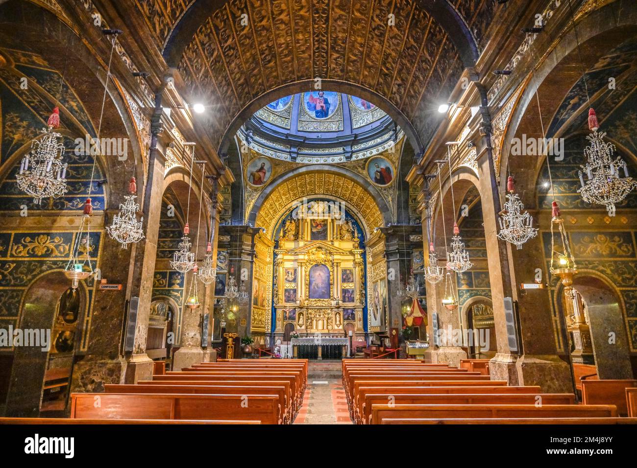 Wallfahrtskirche, Kloster Santuari de Lluc, Mallorca, Spanien Stock ...