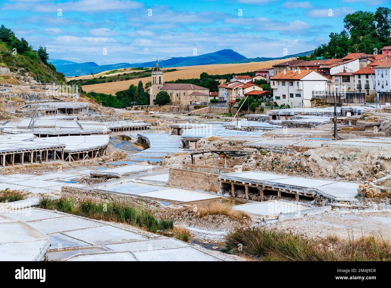 Salt Valley of Añana. Añana, Álava, Basque Country, Spain, Europe Stock ...