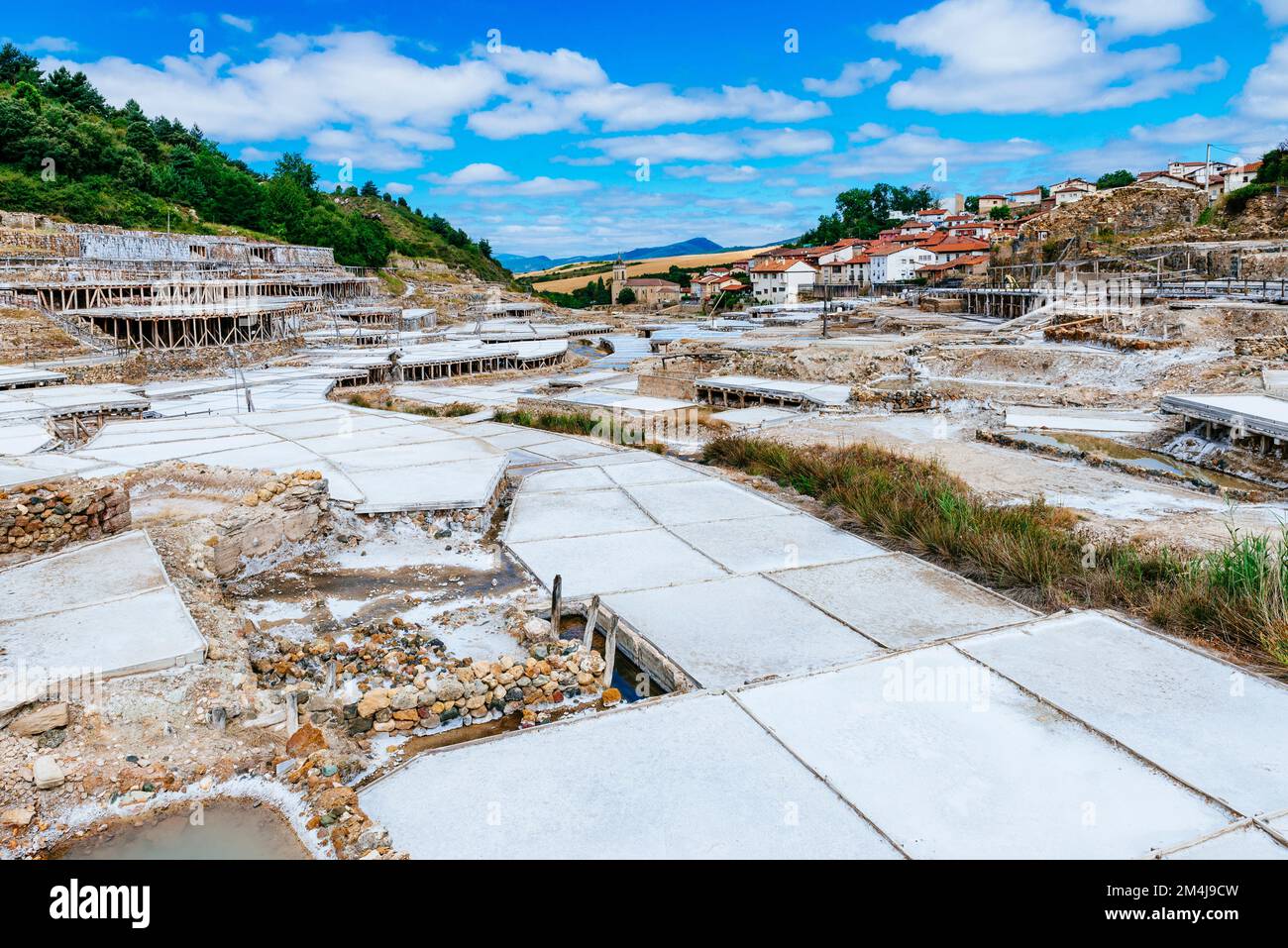 Salt Valley of Añana. Añana, Álava, Basque Country, Spain, Europe Stock ...