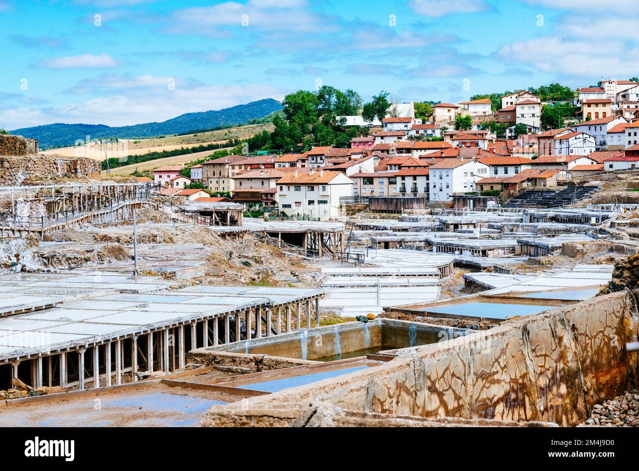Salt Valley of Añana. Añana, Álava, Basque Country, Spain, Europe Stock ...