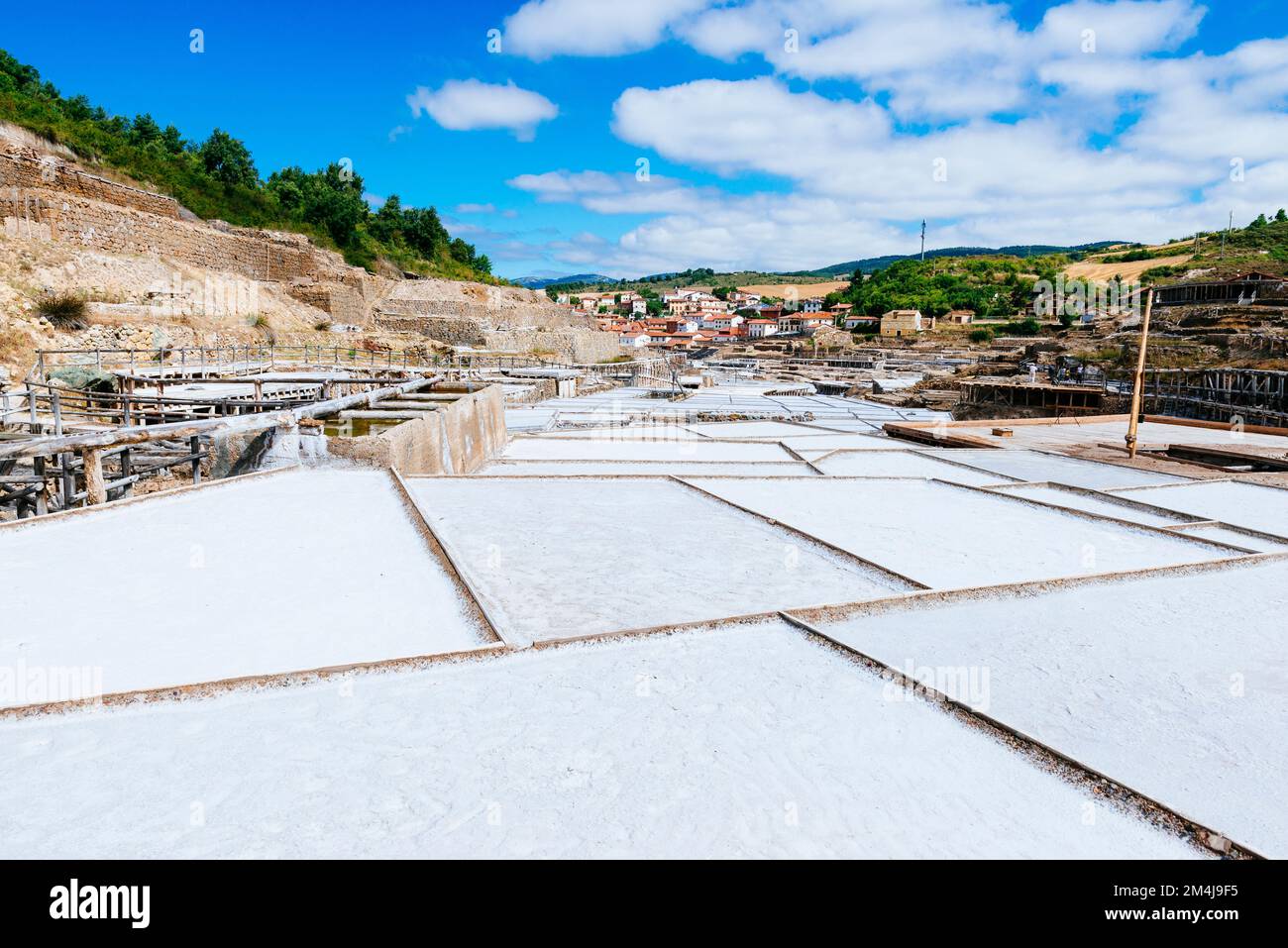 Salt Valley of Añana. Añana, Álava, Basque Country, Spain, Europe Stock ...