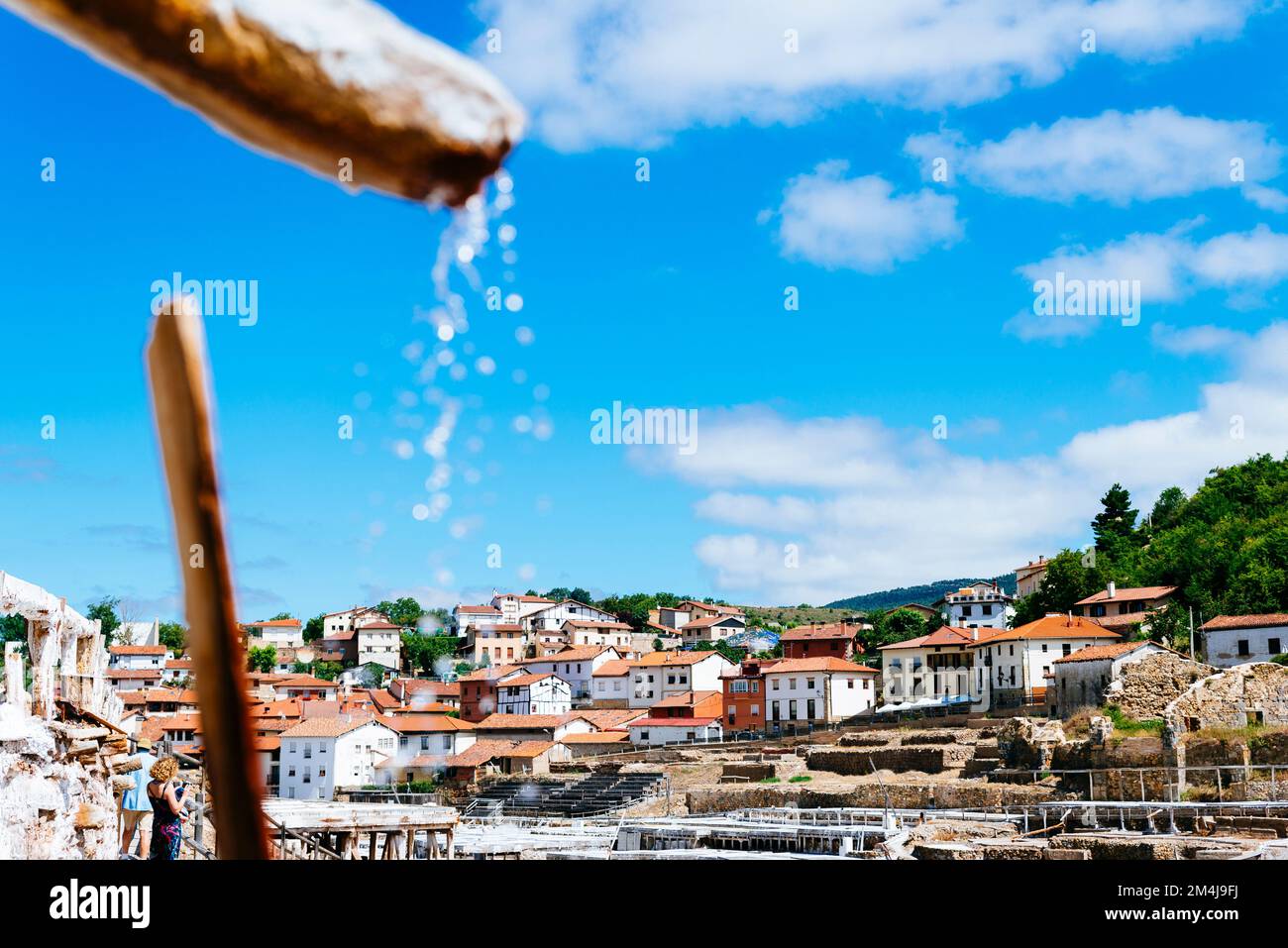Salt Valley of Añana. Añana, Álava, Basque Country, Spain, Europe Stock ...