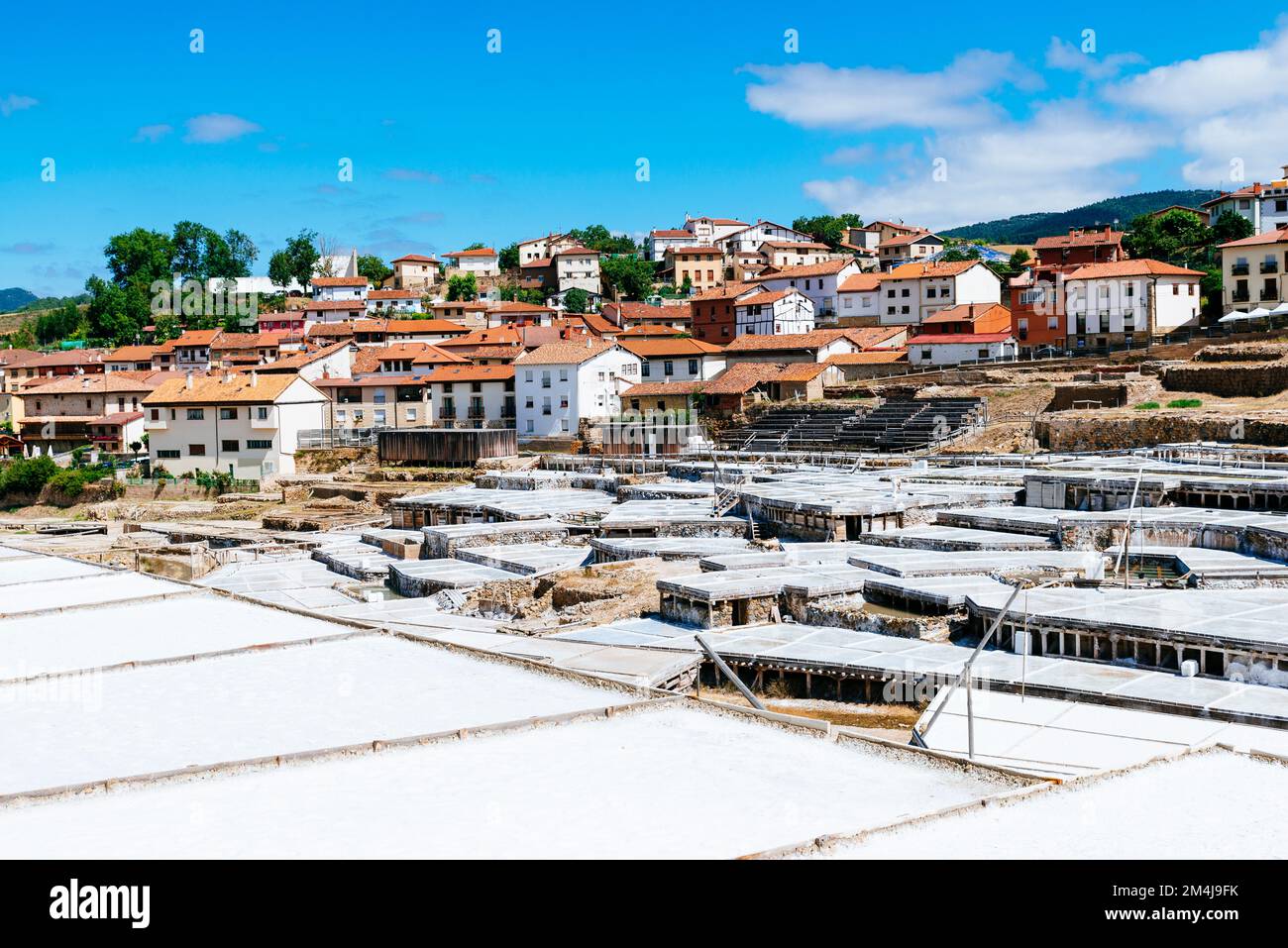 Salt Valley of Añana. Añana, Álava, Basque Country, Spain, Europe Stock ...