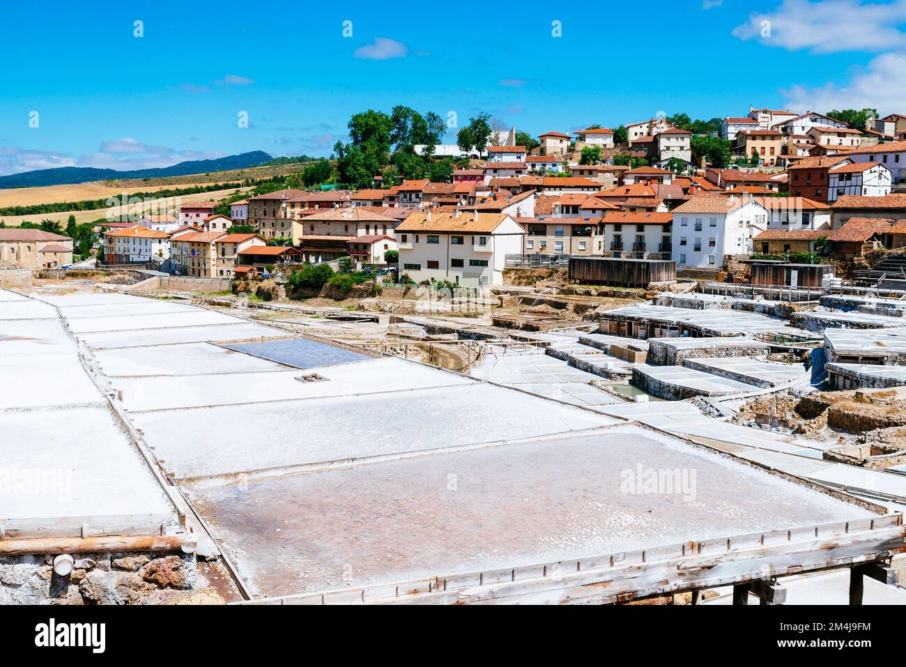 Salt Valley of Añana. Añana, Álava, Basque Country, Spain, Europe Stock ...