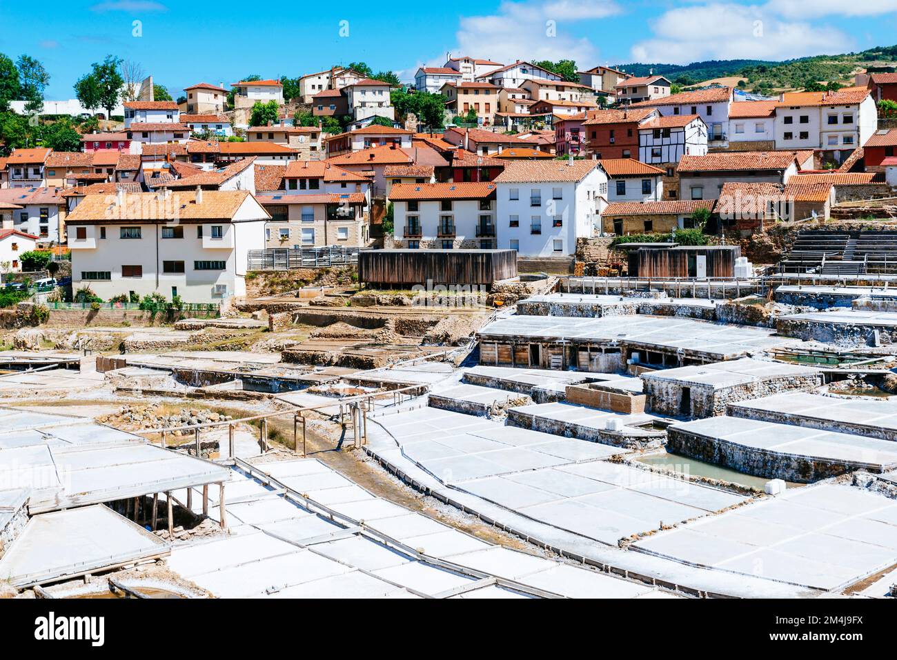 Salt Valley of Añana. Añana, Álava, Basque Country, Spain, Europe Stock ...