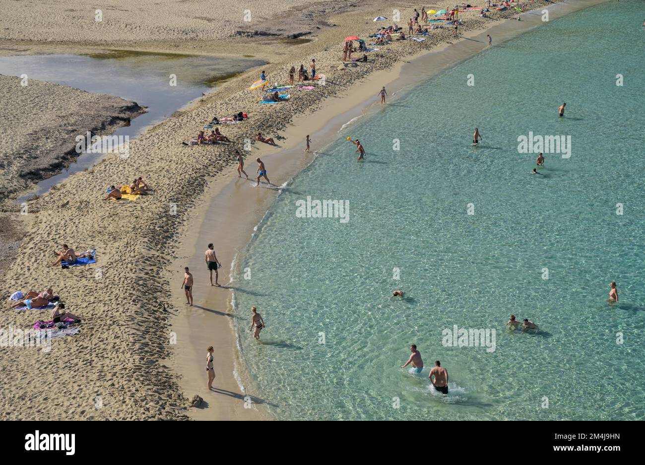 Badebucht Cala Torta, Mallorca, Spanien Stock Photo - Alamy
