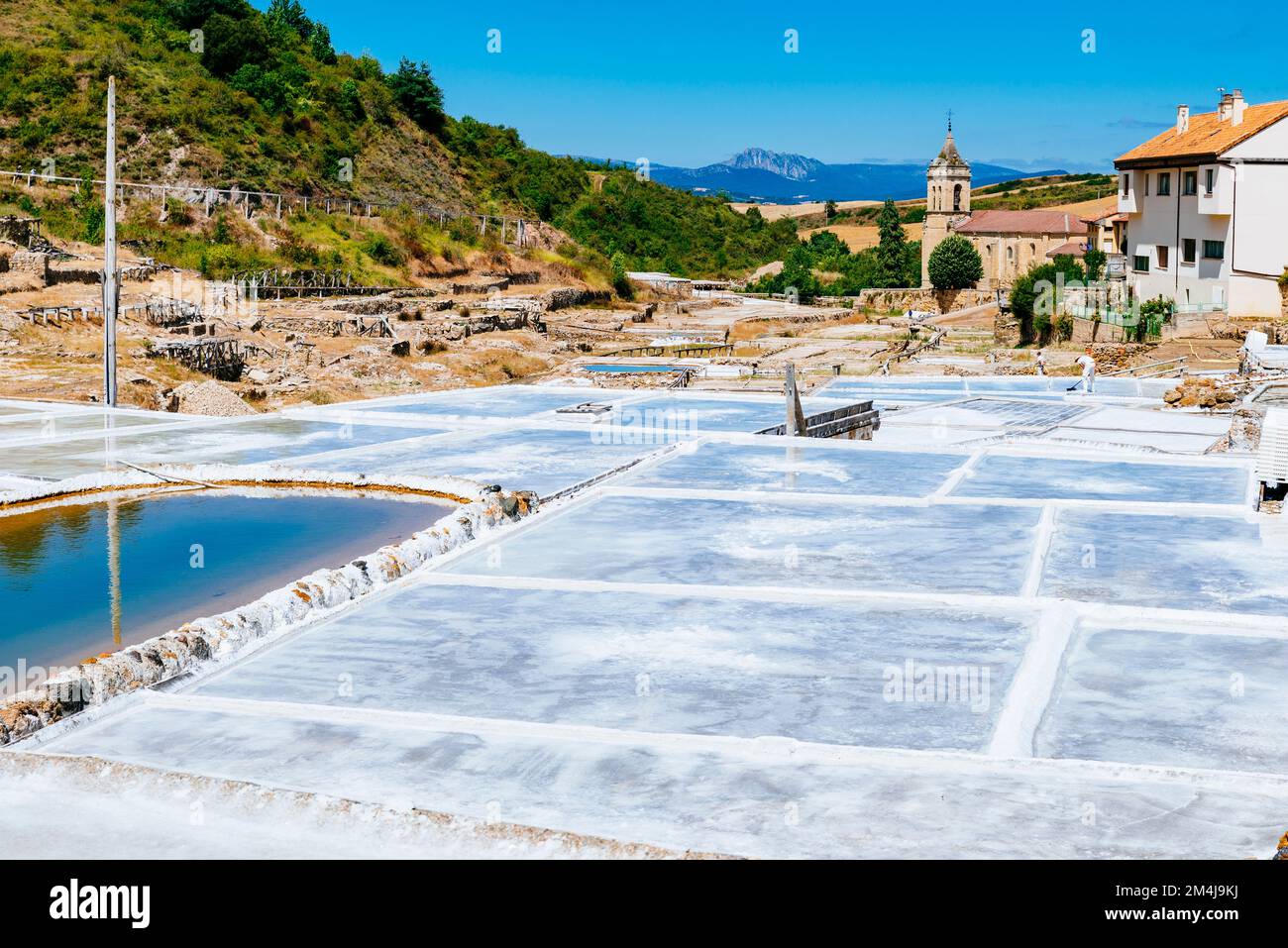 Salt Valley of Añana. Añana, Álava, Basque Country, Spain, Europe Stock ...