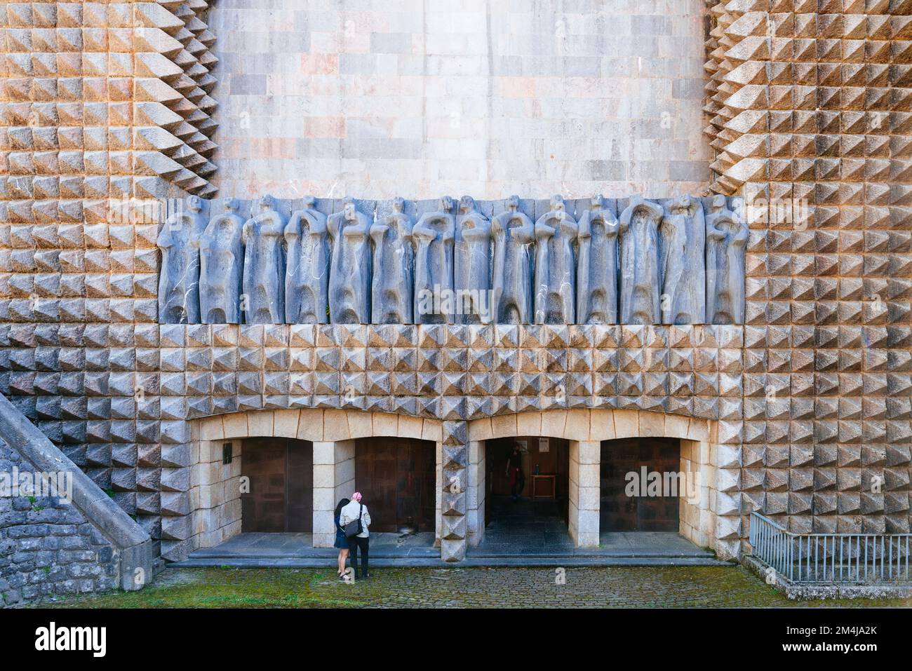 Frieze of the Apostles of the main façade, 14 figures, work of the ...