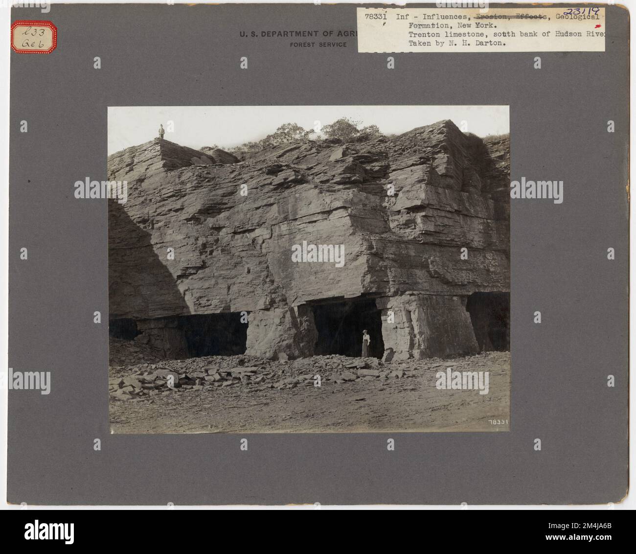 Geological Formations - Caves/ Walls - All States. Photographs Relating ...