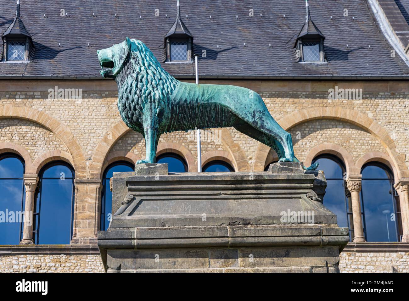 Goslar, Germany - September 12, 2022: Replica of Brunswick Lions in ...