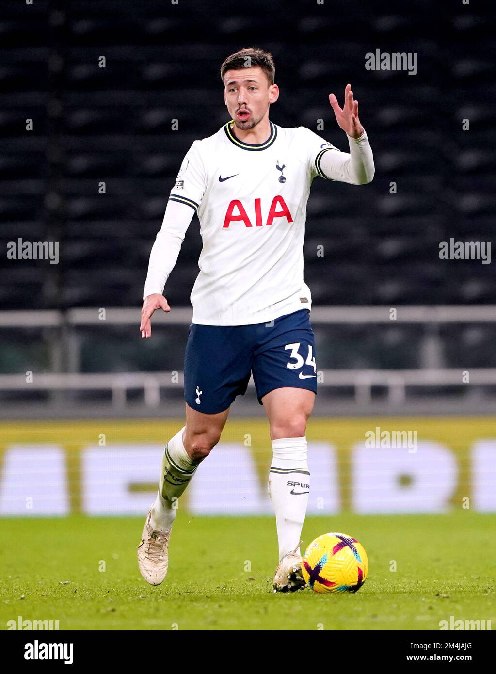 Tottenham Hotspur's Clement Lenglet during a friendly match at the ...