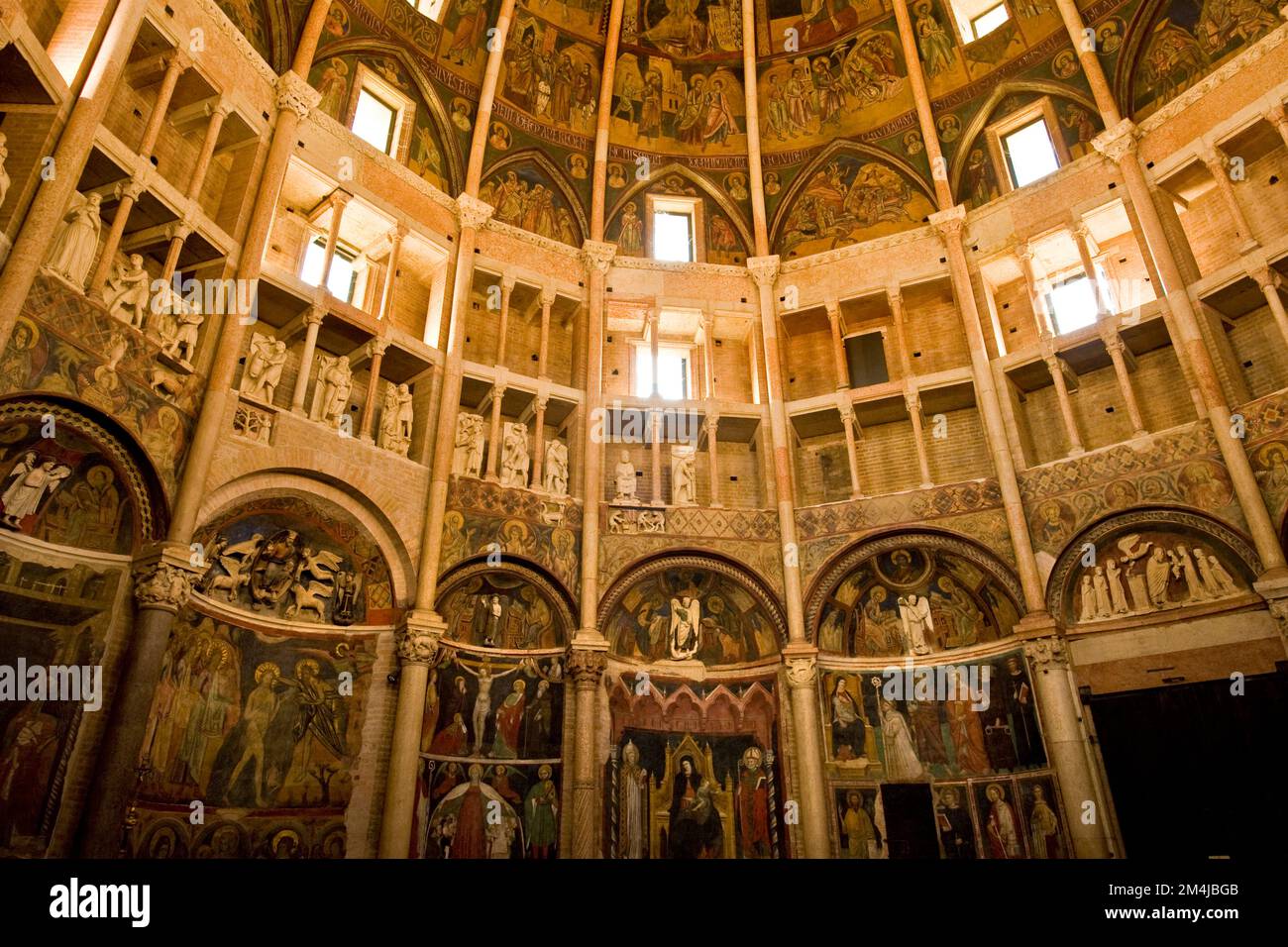 Baptistry, Parma, Emilia Romagna, Italy Stock Photo - Alamy