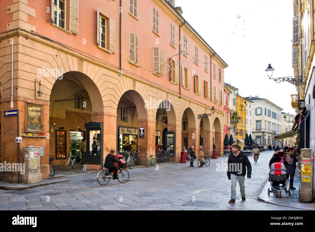 Daily life, Parma, Emilia Romagna, Italy Stock Photo - Alamy