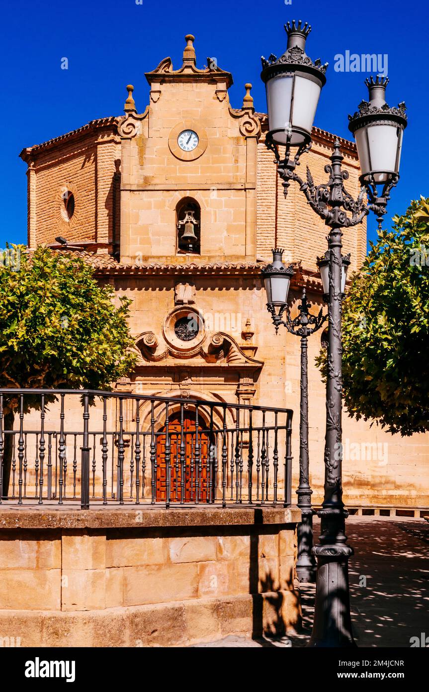 Plaza Mayor - Main square, in the background the Ermita de Nuestra ...