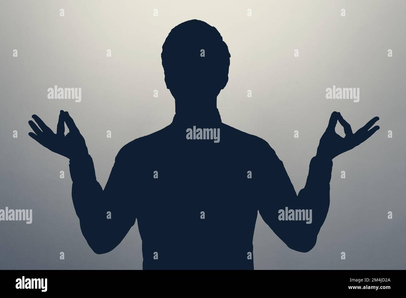 Black silhouette avatar young hi-res stock photography and images - Alamy