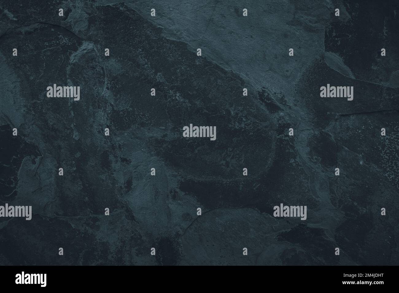Dark gloomy black grunge surface background with scratched stained ...